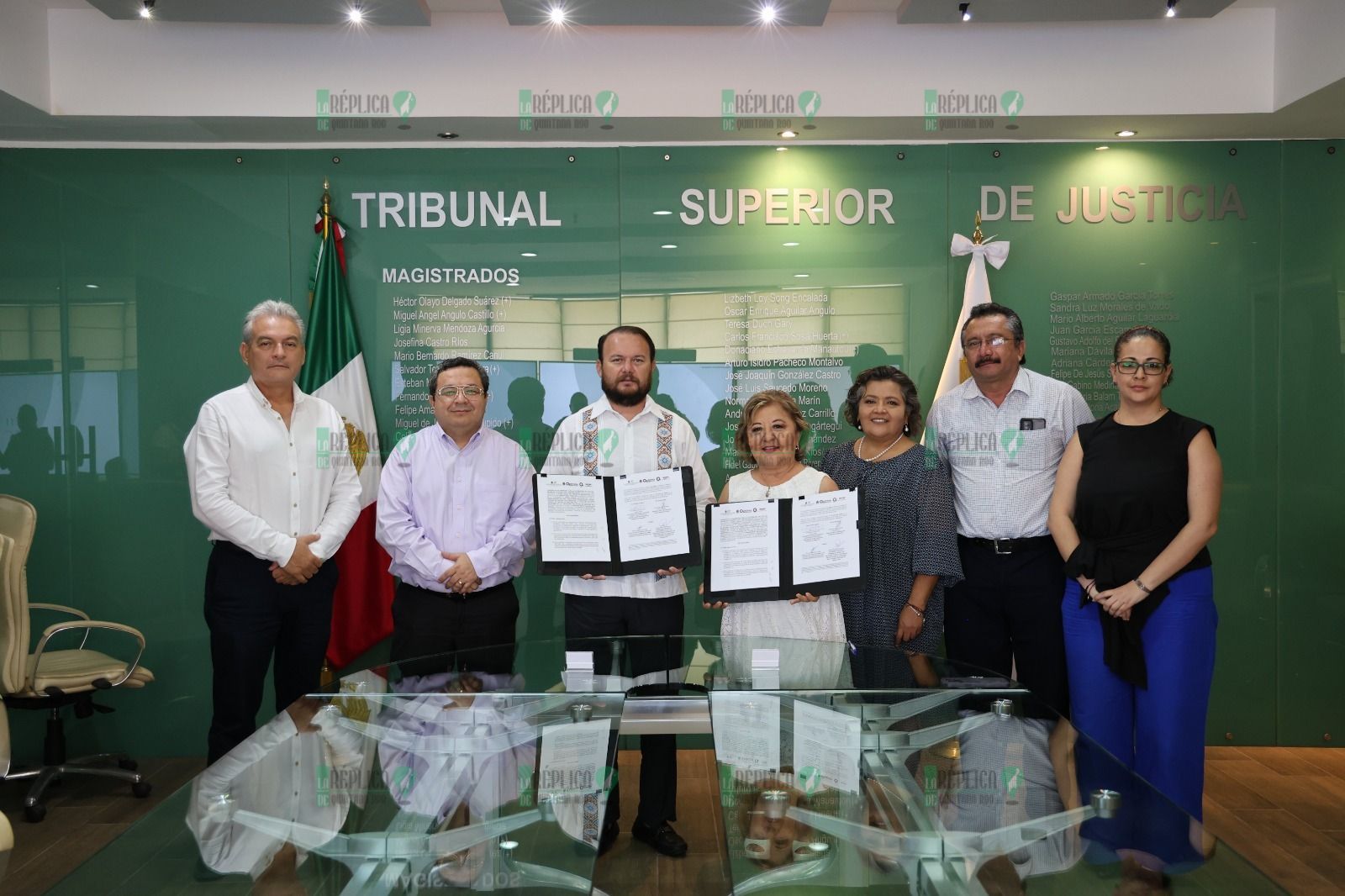 Firman convenio por la excelencia SECOES y Poder Judicial de Quintana Roo